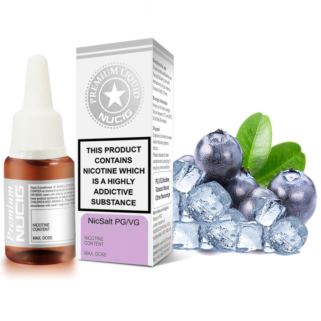 E liquid Blueberry Ice Flavour buy NUCIG UK for | eliquid | vape | vaping