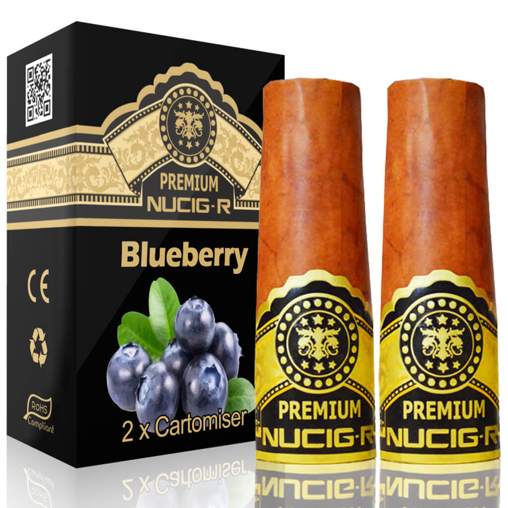 Buy NUCIG Rechargeable Electronic E CIGAR Filter Pack - Blueberry Flavour